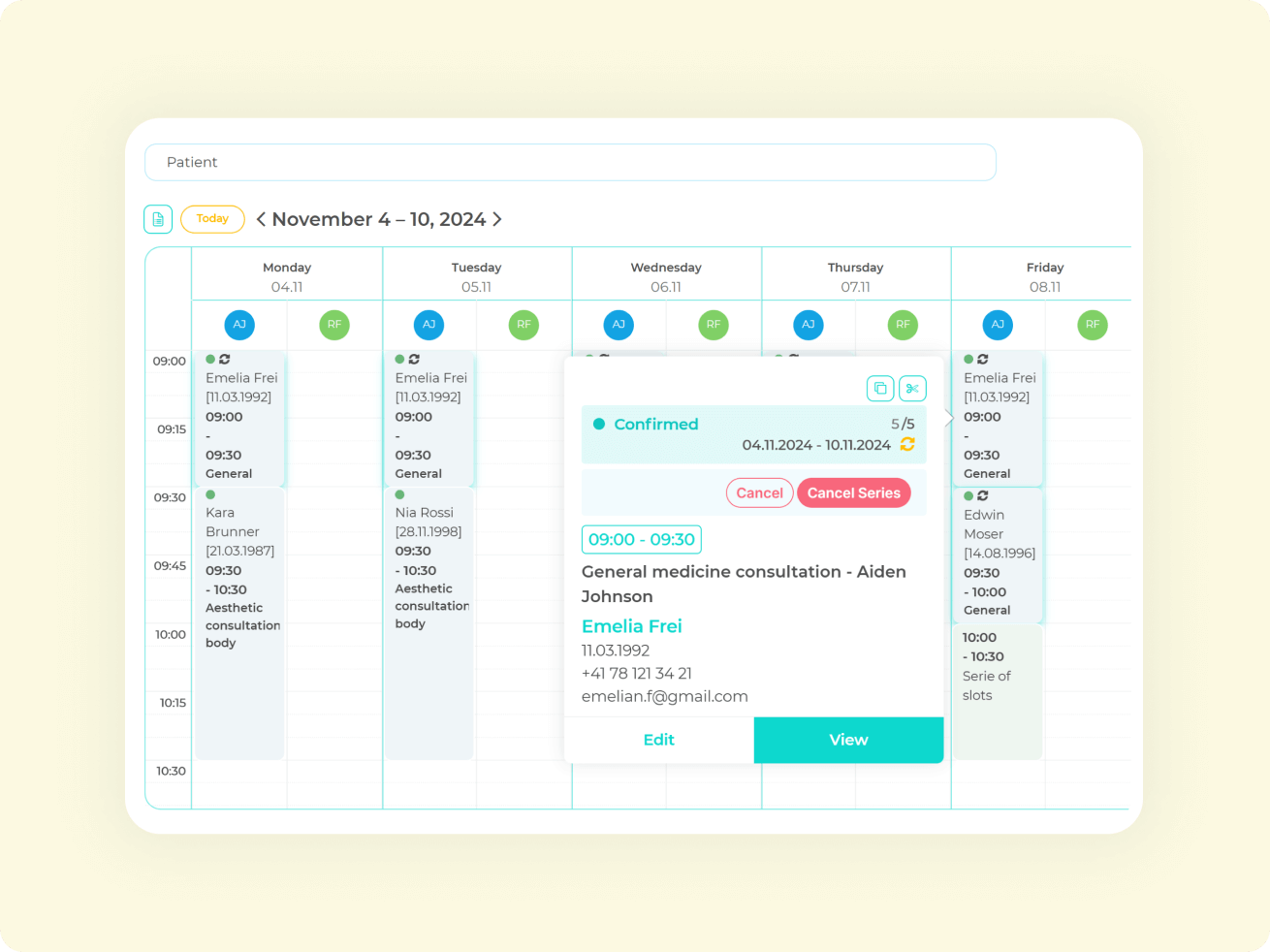 MedicoBooking - Fully automated online appointment booking for clinics ...